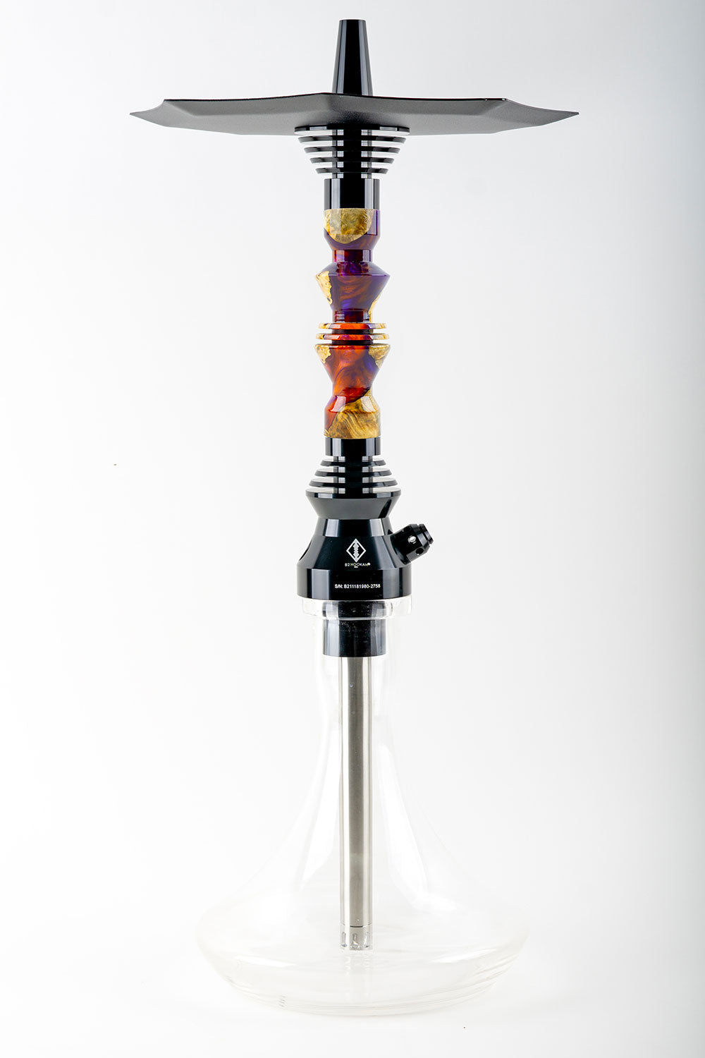 B2 Hookah V5 Precious Cut Collection - Saffron Twist | Handcrafted ...