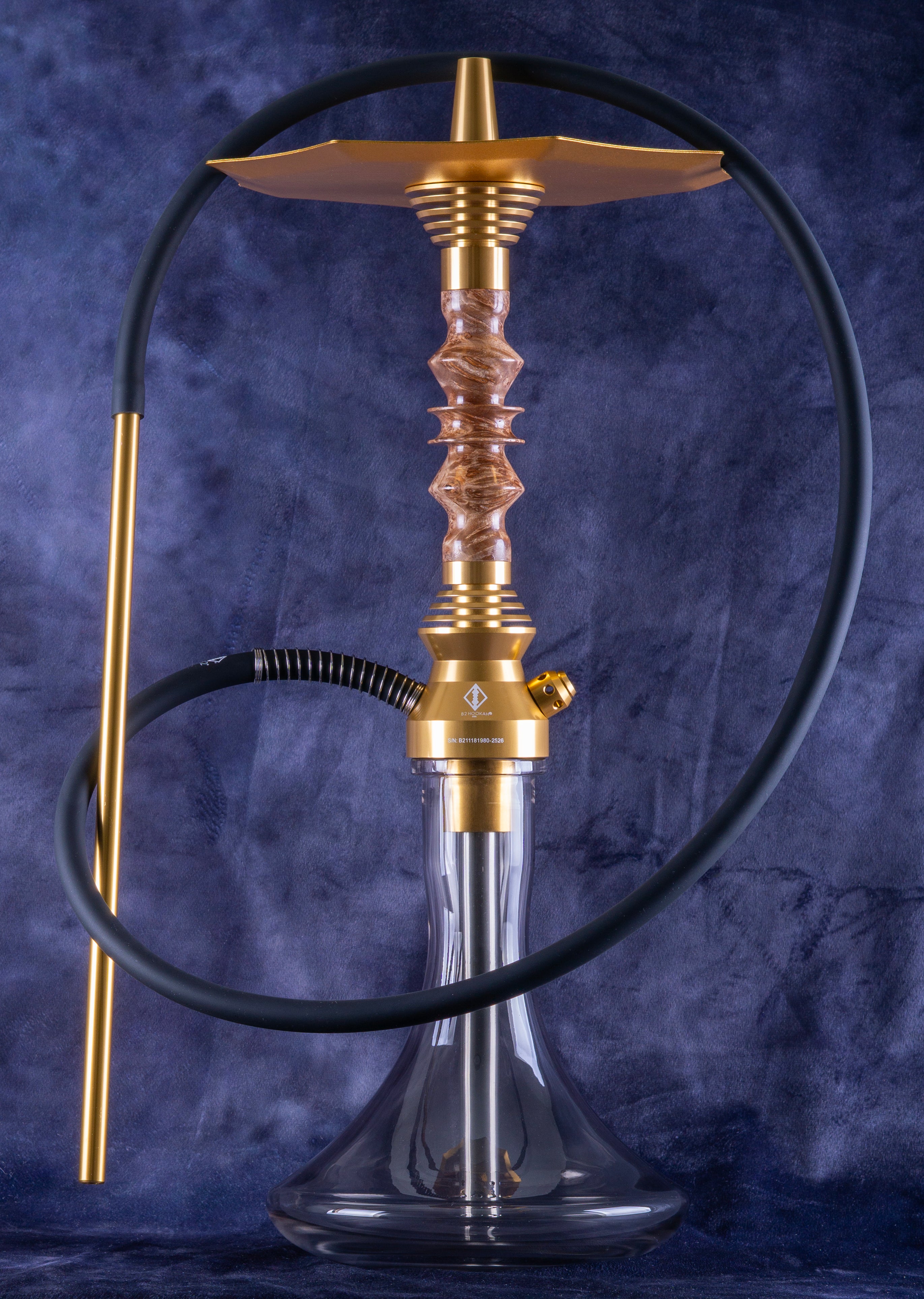 B2 Hookah V5 Delta The Classic | USA Made Precious Cut Hookah