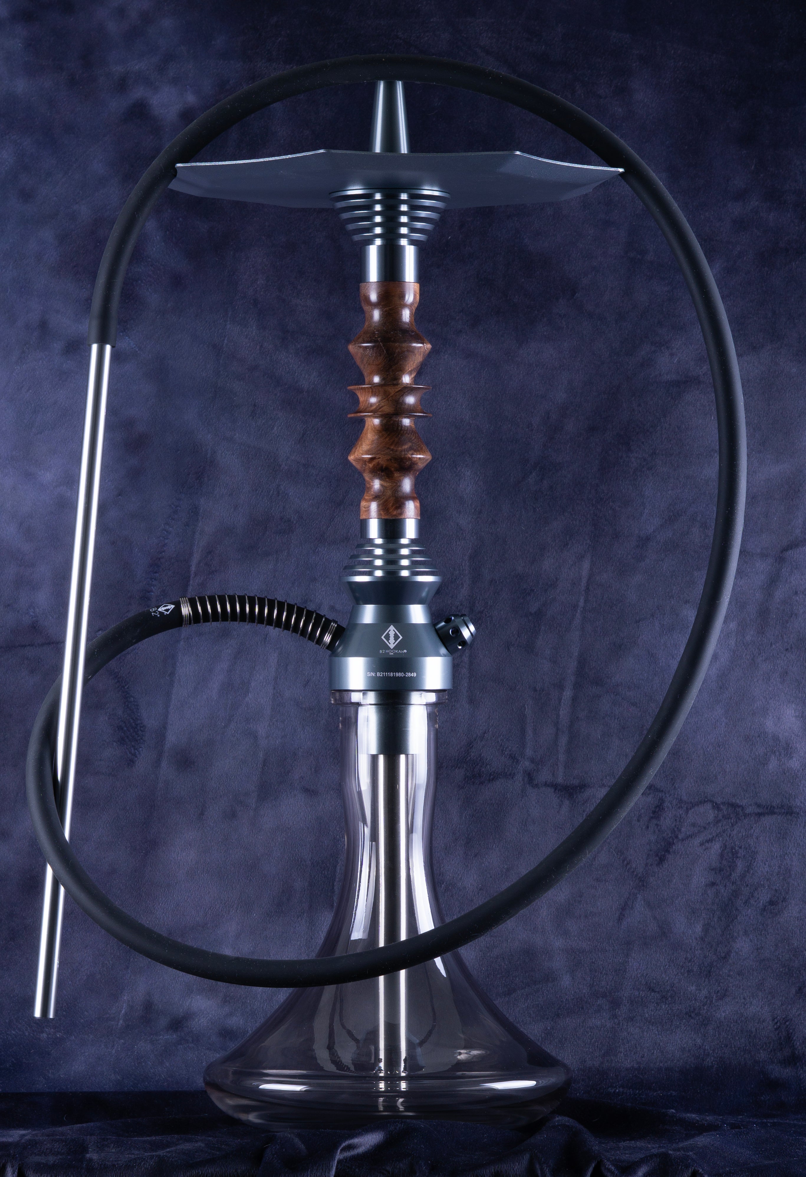 B2 Hookah V5 Delta The Classic | USA Made Precious Cut Hookah