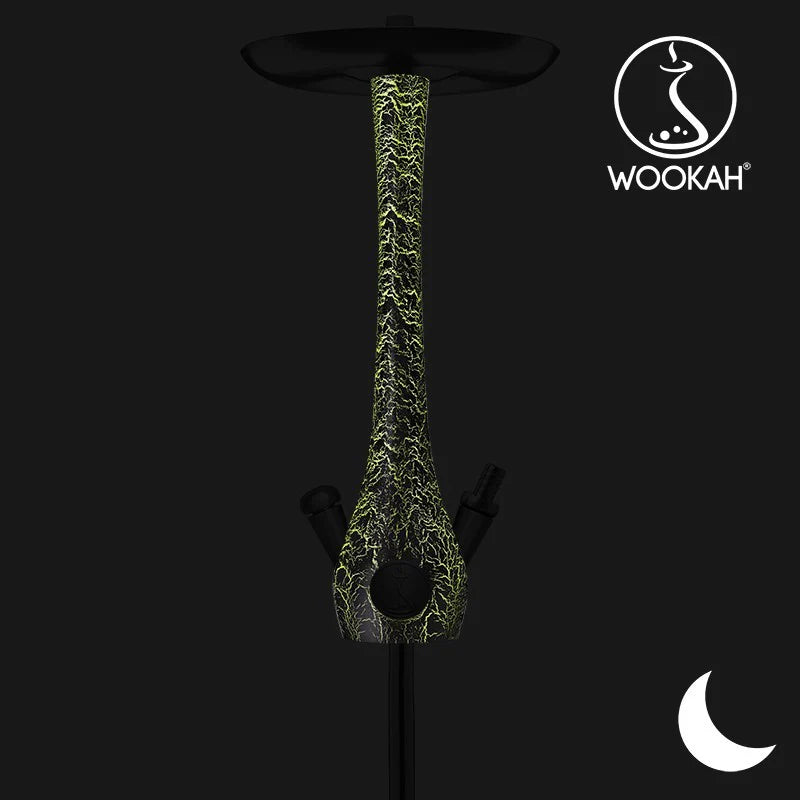 Wookah Lumi Red Glow in Dark Hookah | B2Hookah